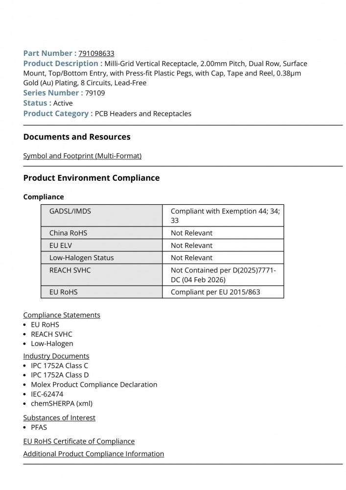 Product document preview, page 1