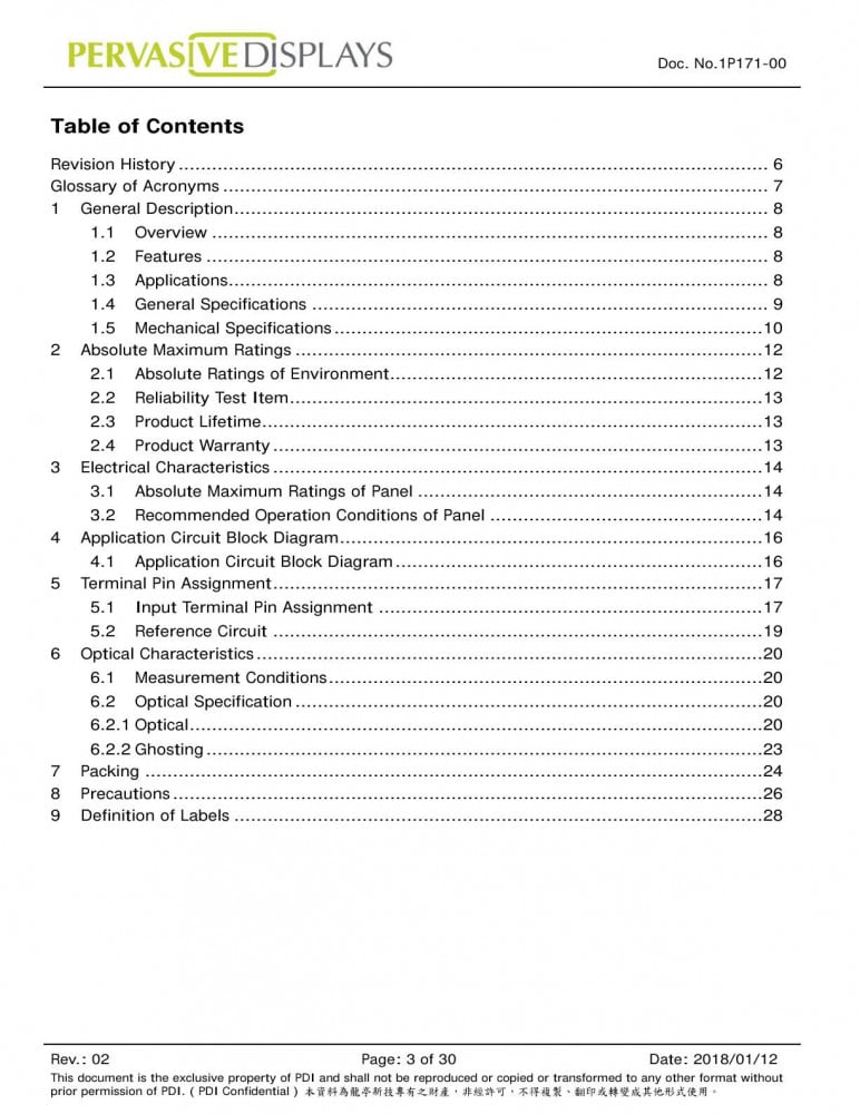 E2287CS091 specification page 3