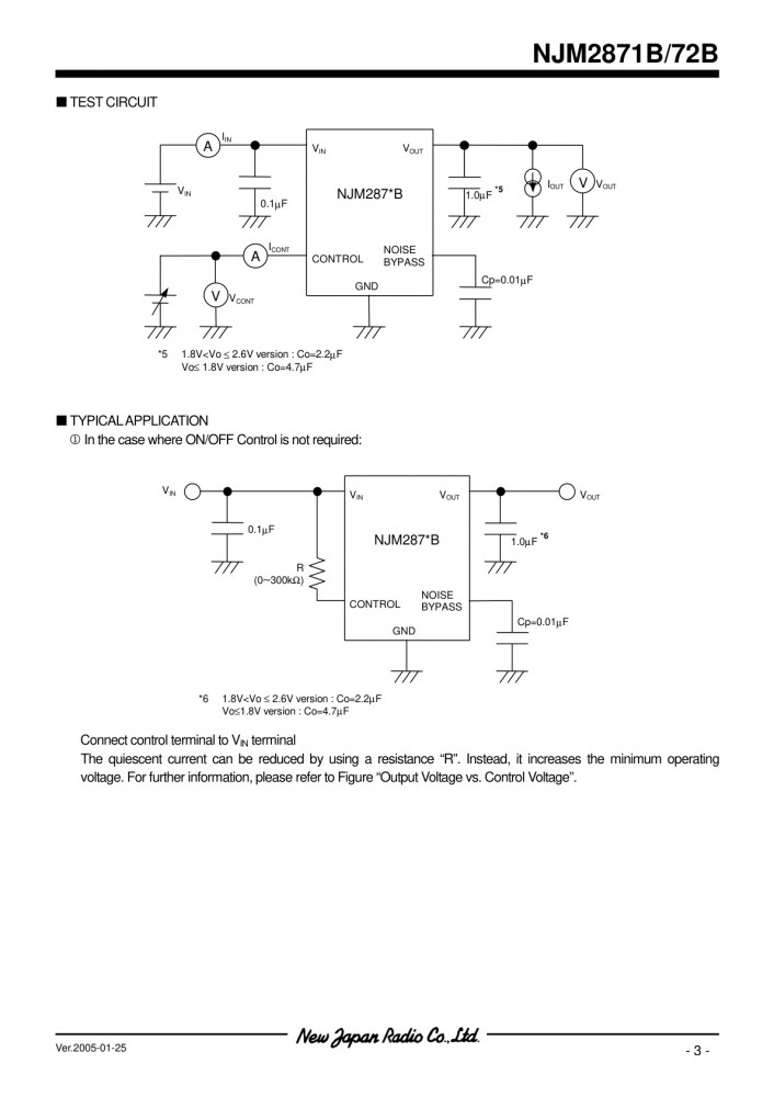 NJM2872BF33-TE1 datasheet page 3