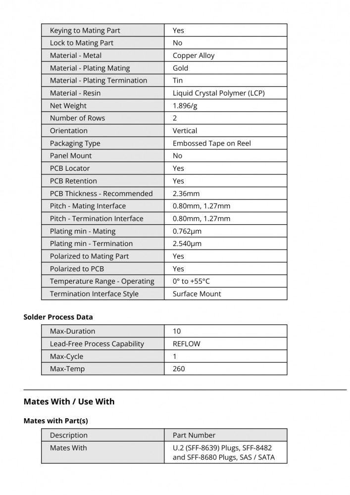 MOLEX 787840002 technical document page 3