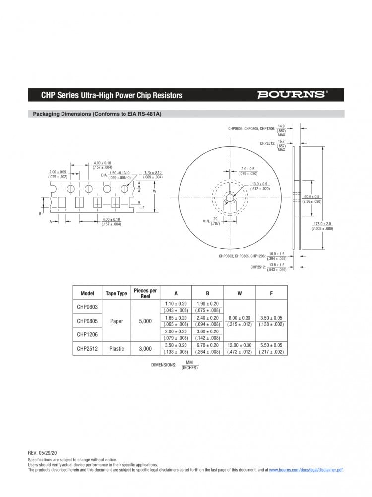 BOURNS CHP Series datasheet page 6
