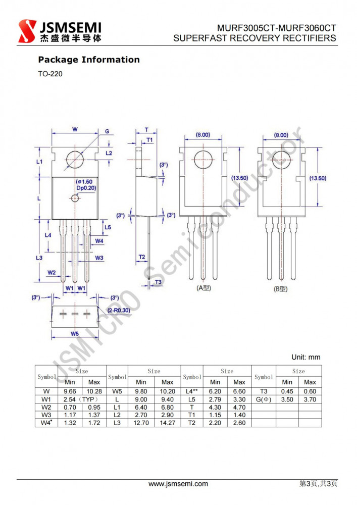 MURF3060CT datasheet page 3