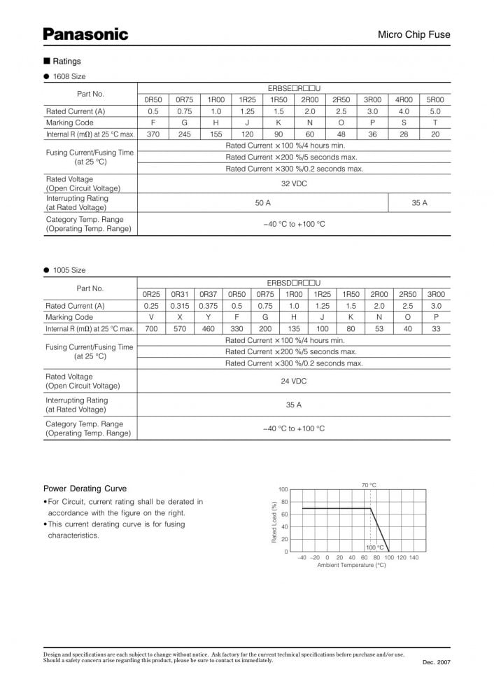 PANASONIC ERBSE technical document page 2