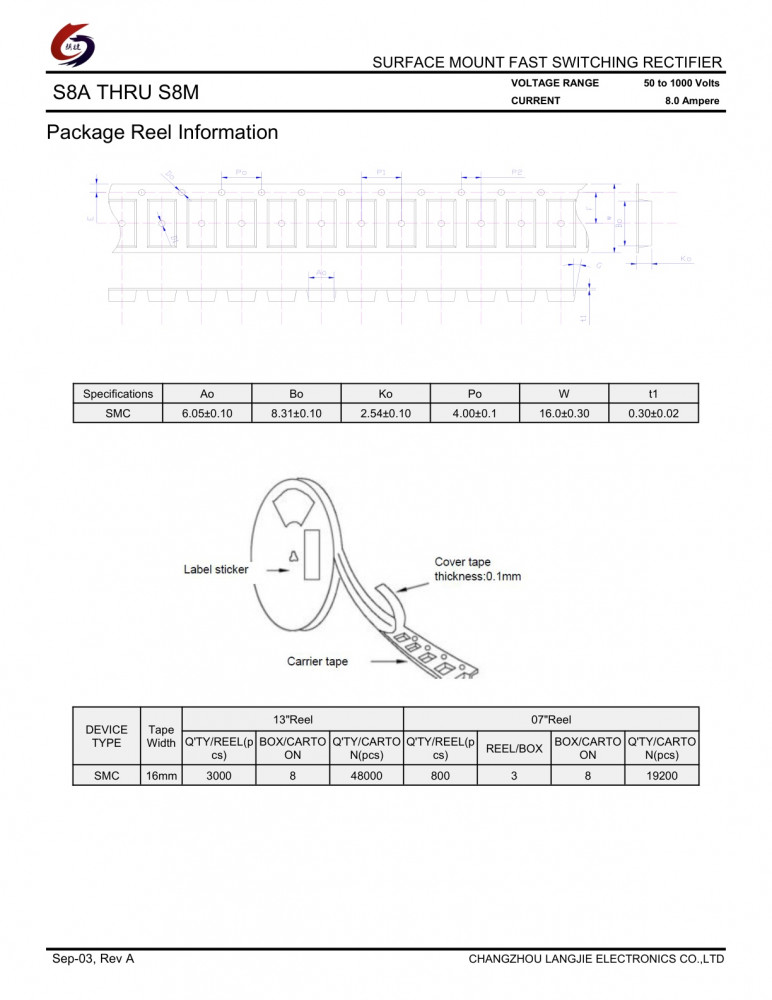LangJie S8M datasheet page 4