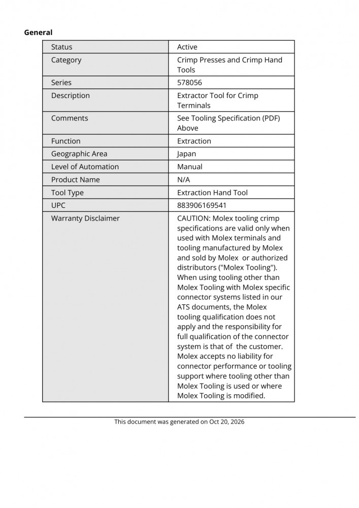 Tooling document preview, page 2