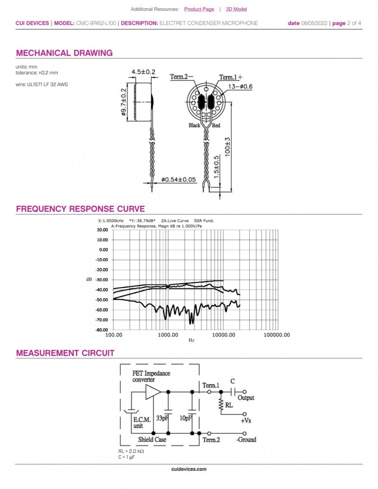 CMC-97452-L100 datasheet page 2