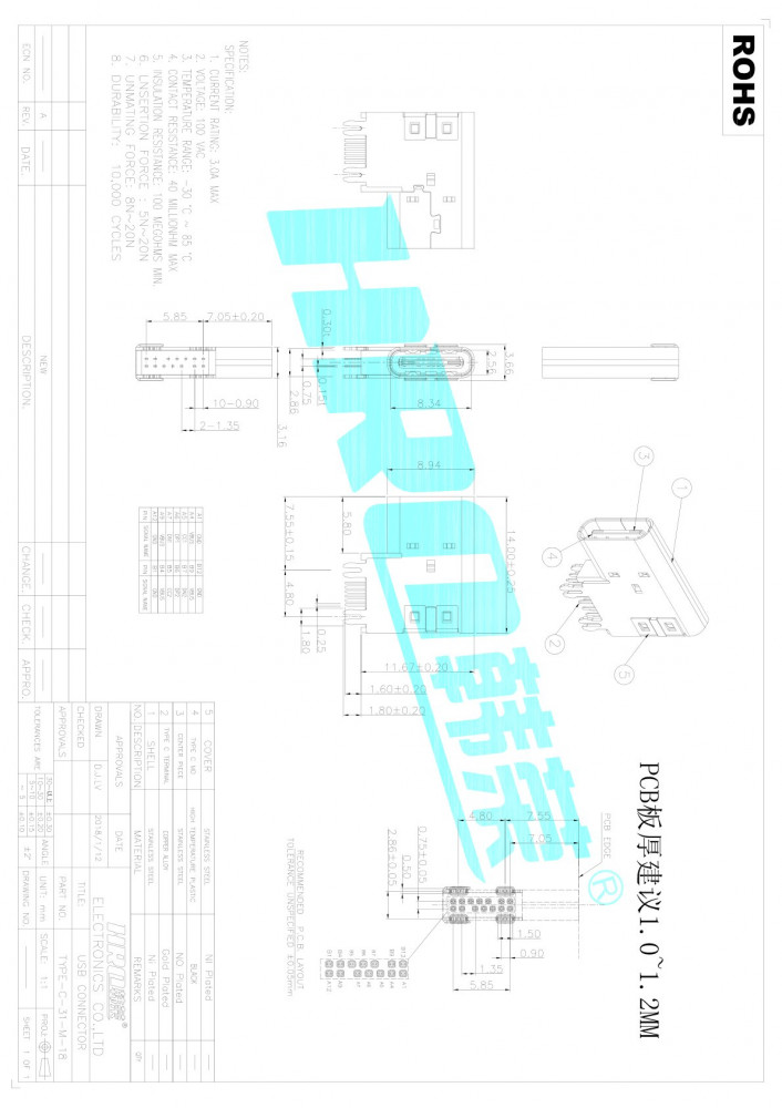 TYPE-C-31-M-18 technical document preview