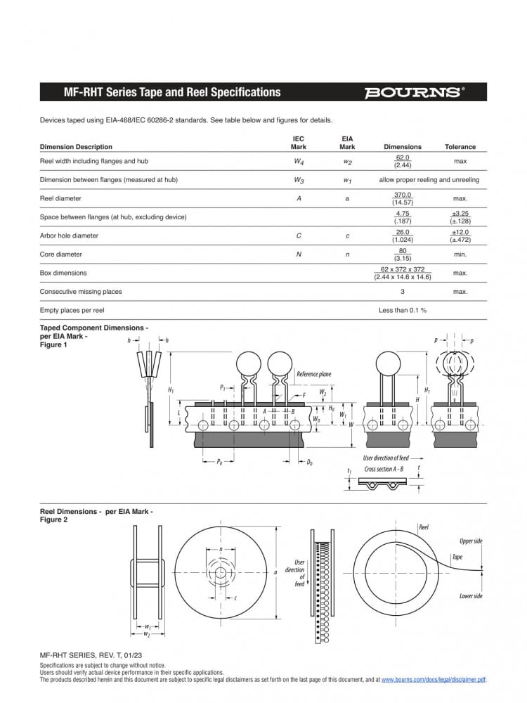 MF-RHT series datasheet page 7