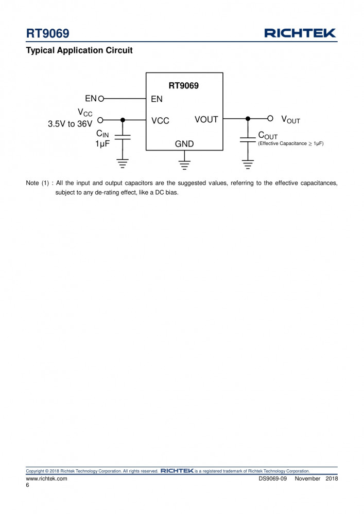RT9069 datasheet page 6