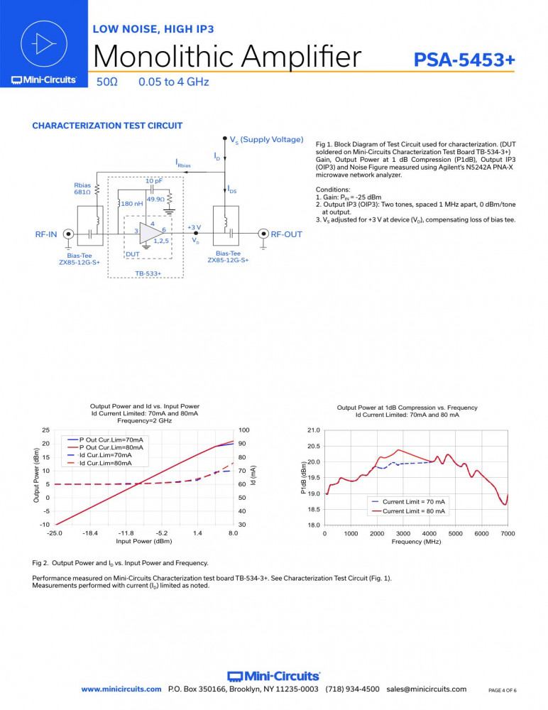 PSA-5453+ technical document page 4
