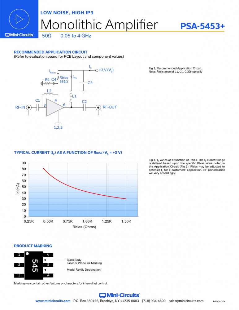 PSA-5453+ technical document page 5