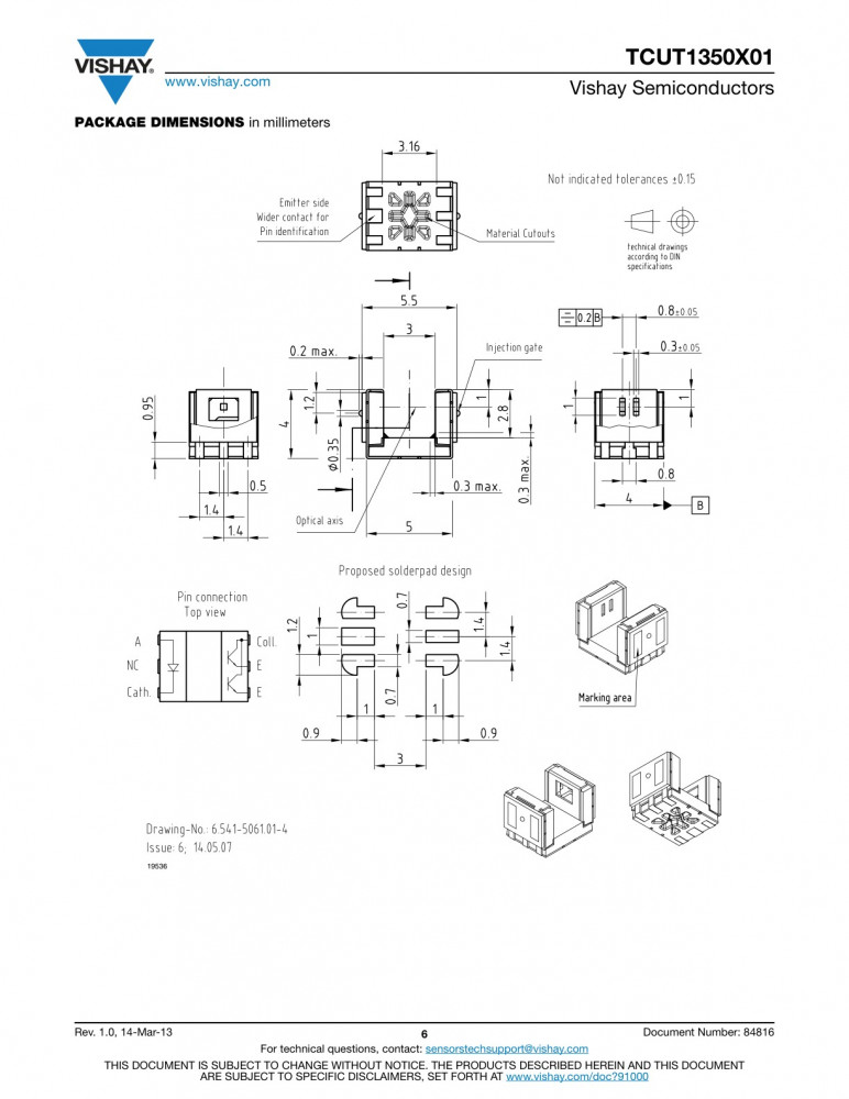 TCUT1350X01 datasheet page 6