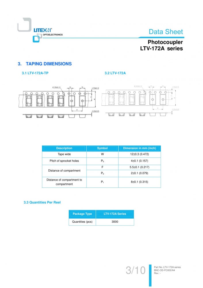LTV-172A datasheet page 4