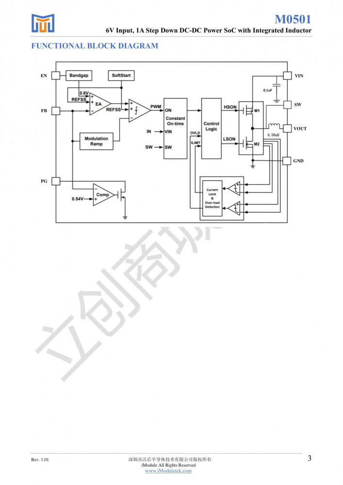 M0501DLAA datasheet page 3