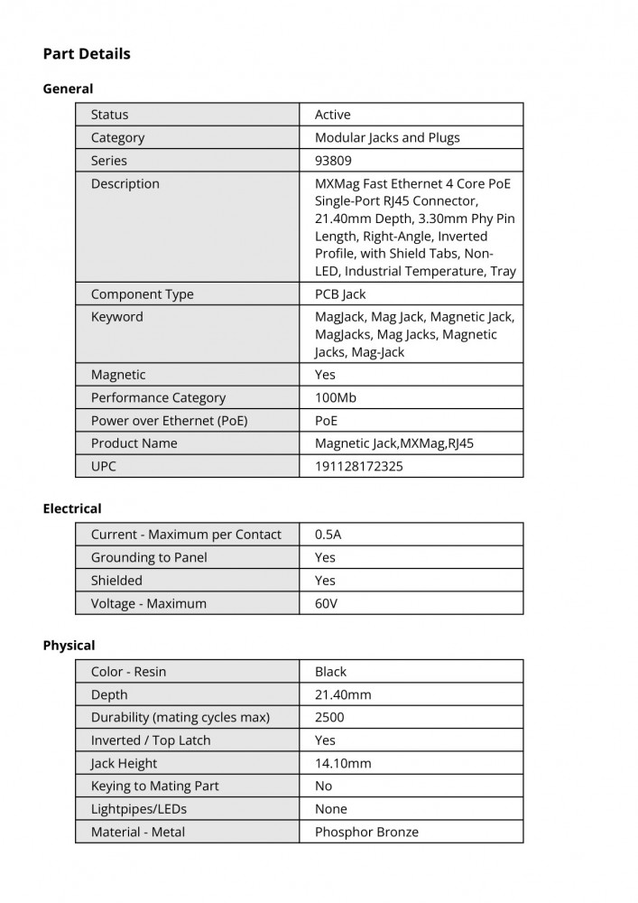 MOLEX 938098020 technical document image 2