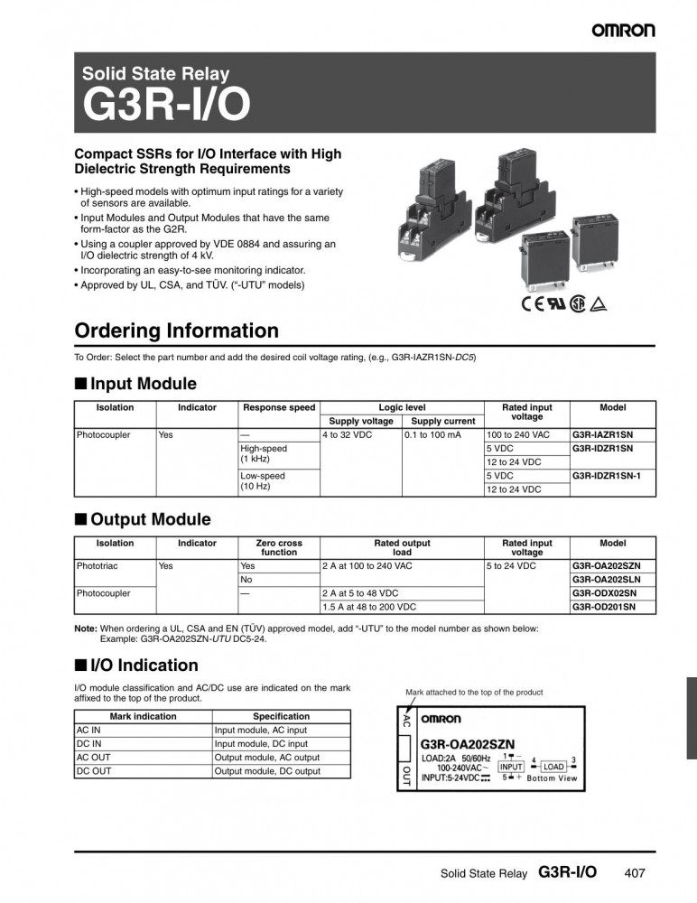 G3R product document page 1