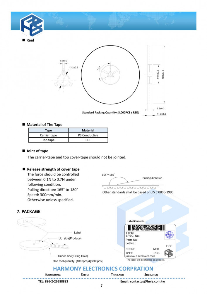 HELE X2B024000BC1HA-V datasheet page 8