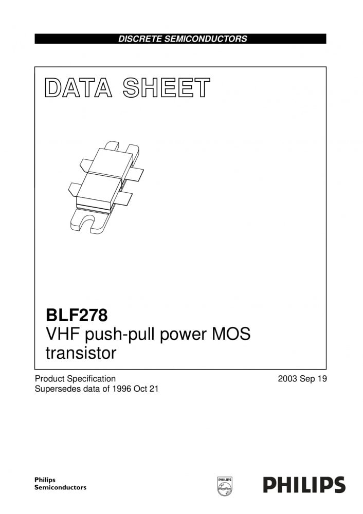 Datasheet page 1