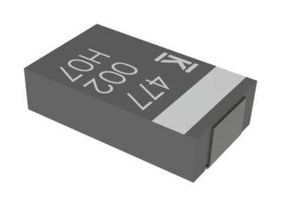 KEMET A720V477M002APE4R5 Aluminum-Polymer Capacitor