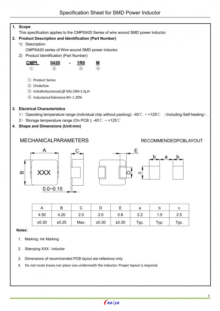 CMPI0420-R33M datasheet page 3