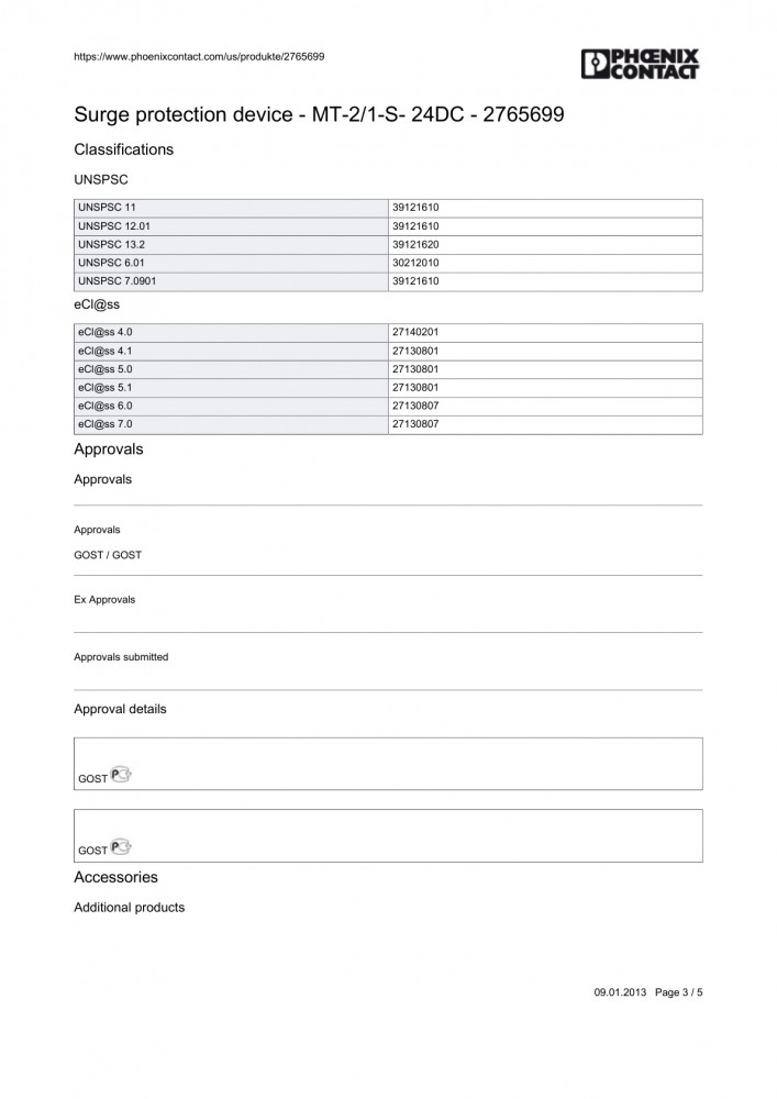 Phoenix Contact 2765699 technical document page 3