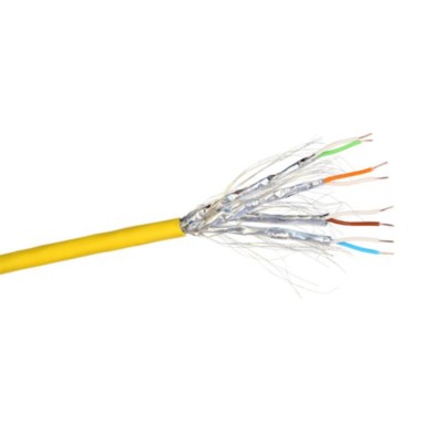 Cable category 7 S/FTP 4 pairs LSZH Euroclass Cca 500 meters yellow for sale
