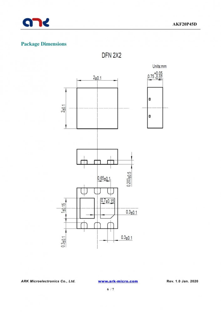 AKF20P45D datasheet page 6