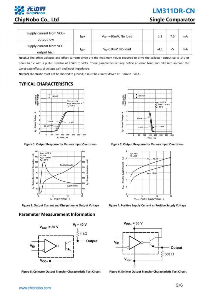 LM311DR-CN datasheet page 3