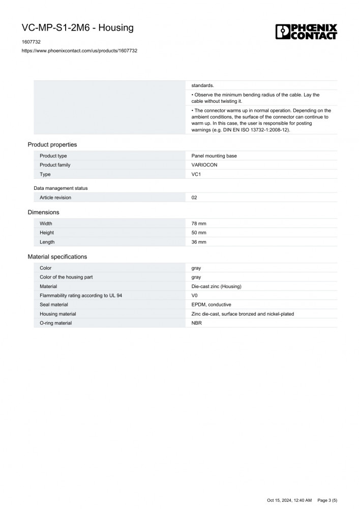Phoenix Contact 1607732 document page 3
