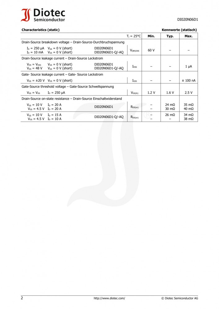 DI020N06D1-Q datasheet page 2