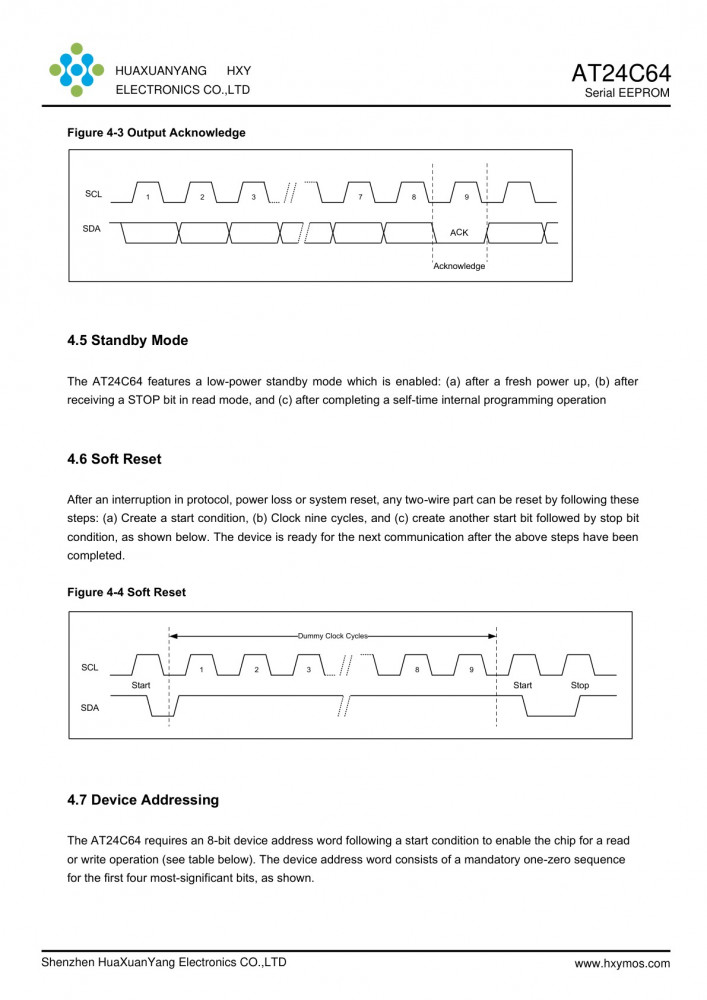 AT24C64-HXY datasheet page 8