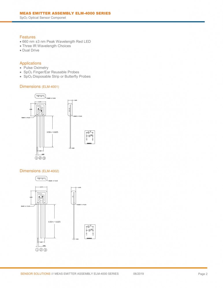 ELM-4000 Series datasheet page 2