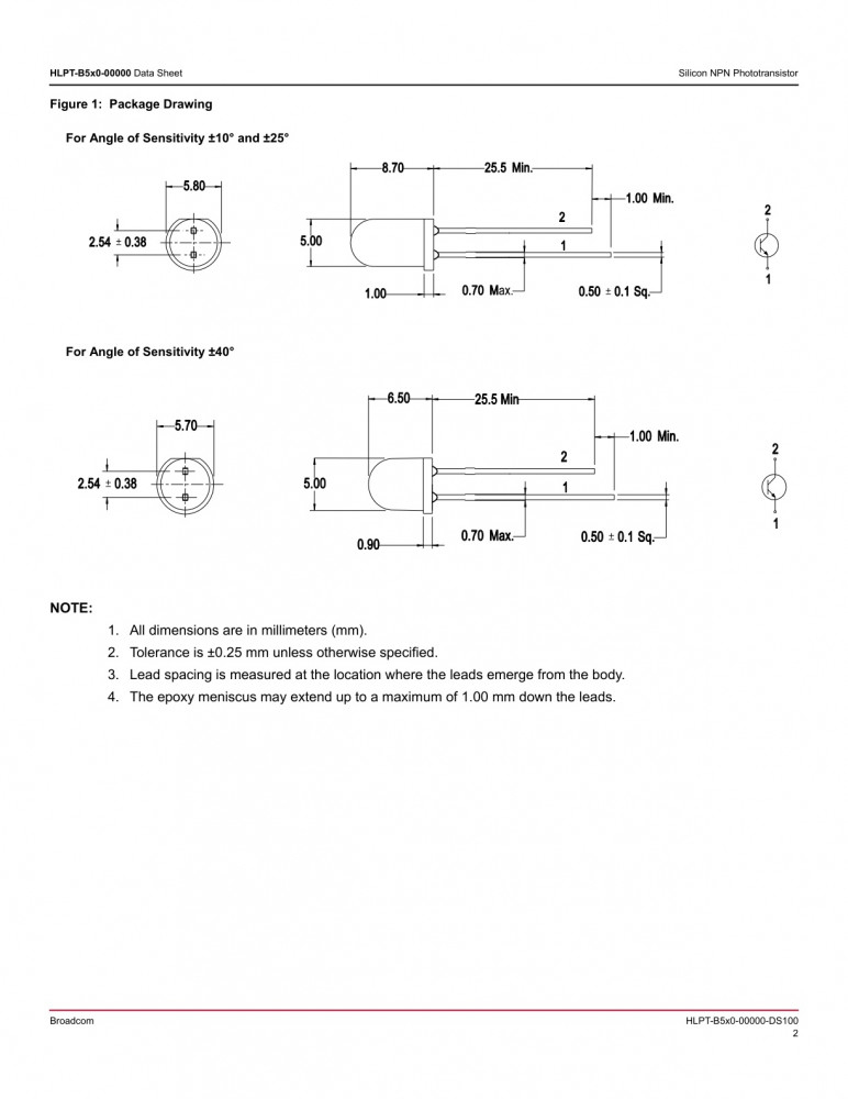 HLPT-B5K0-00000 datasheet page 2