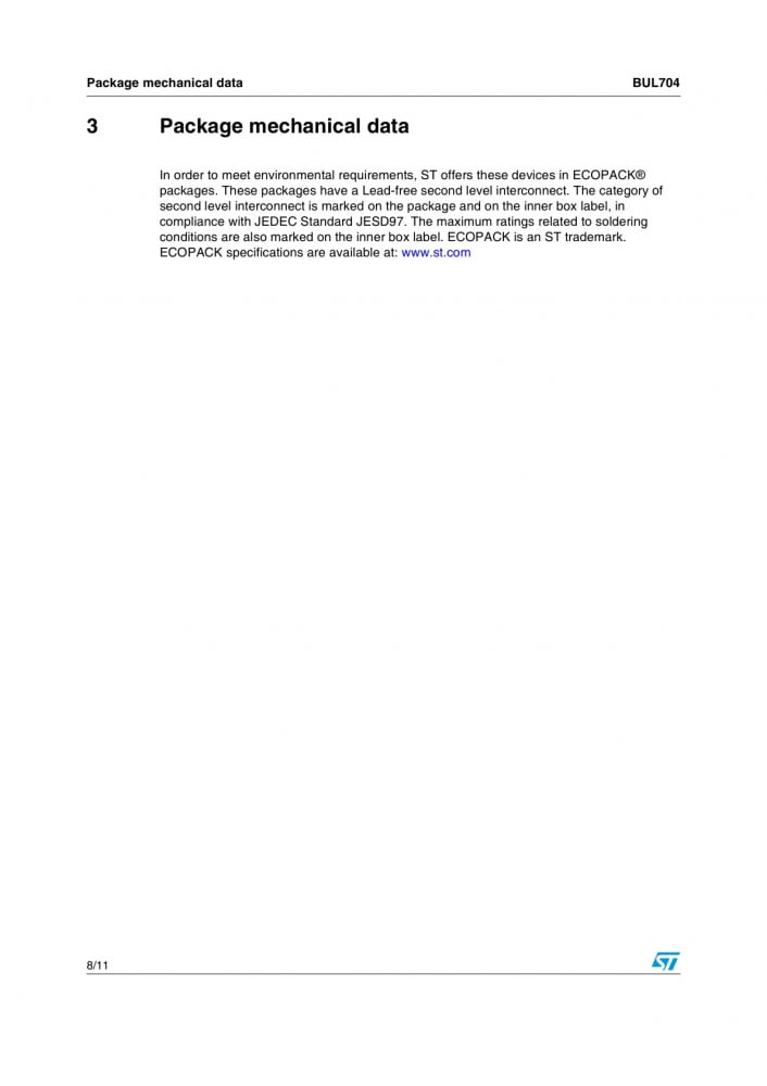 BUL704 datasheet page 8