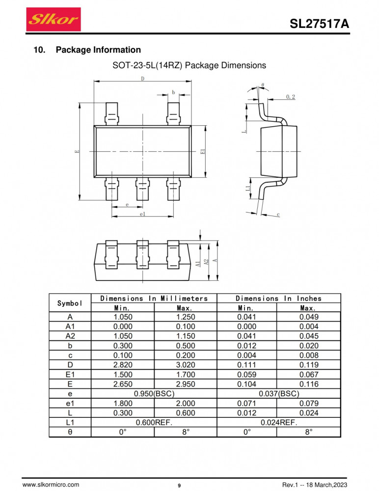SL27517A datasheet page 9