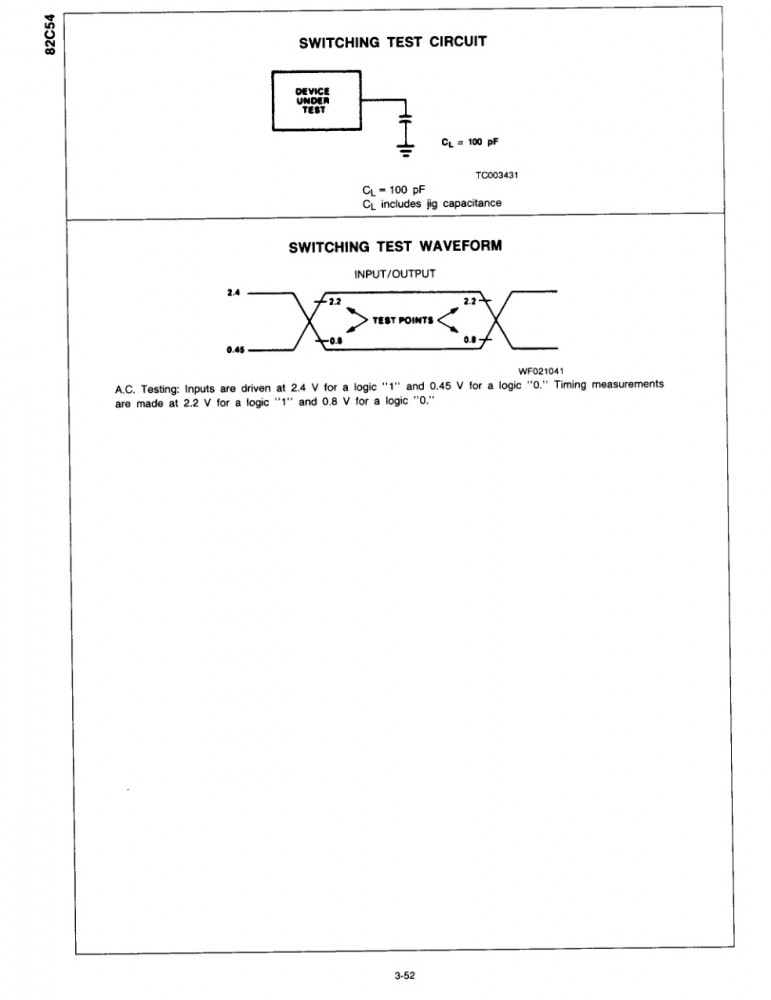 D82C54 datasheet page 4