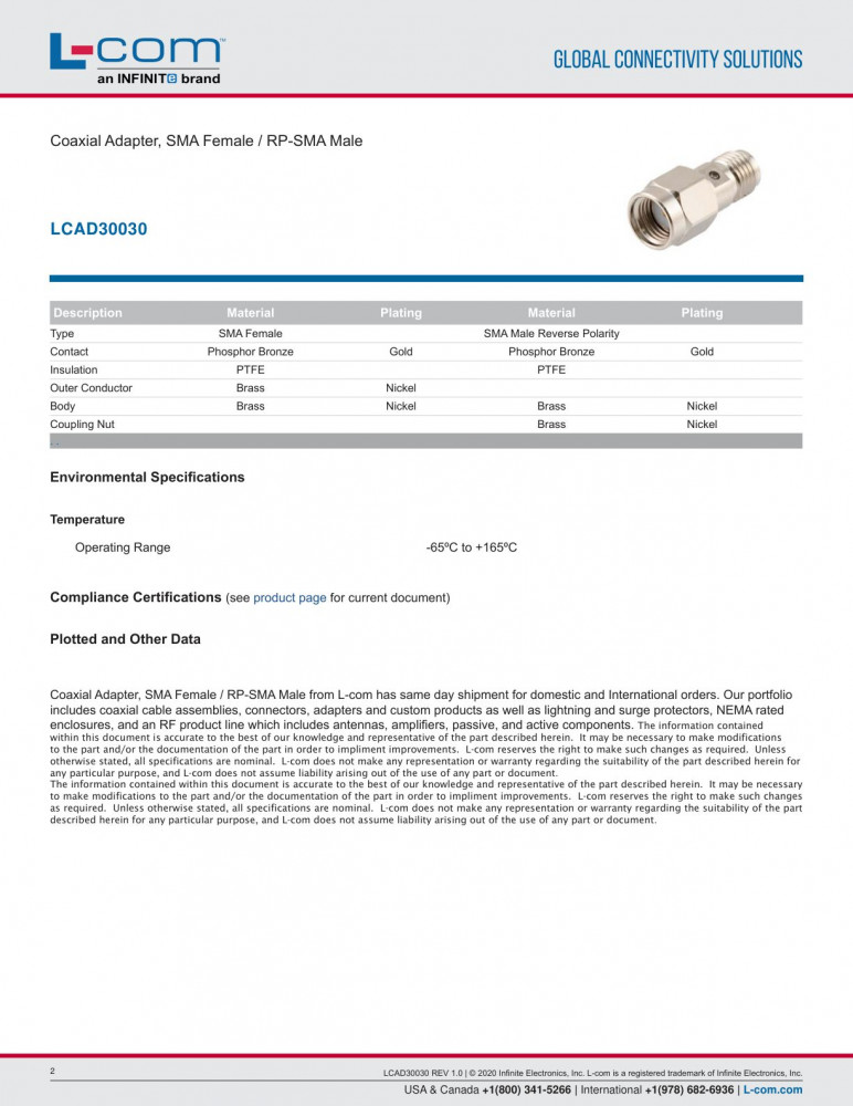 LCAD30030 technical document page 2