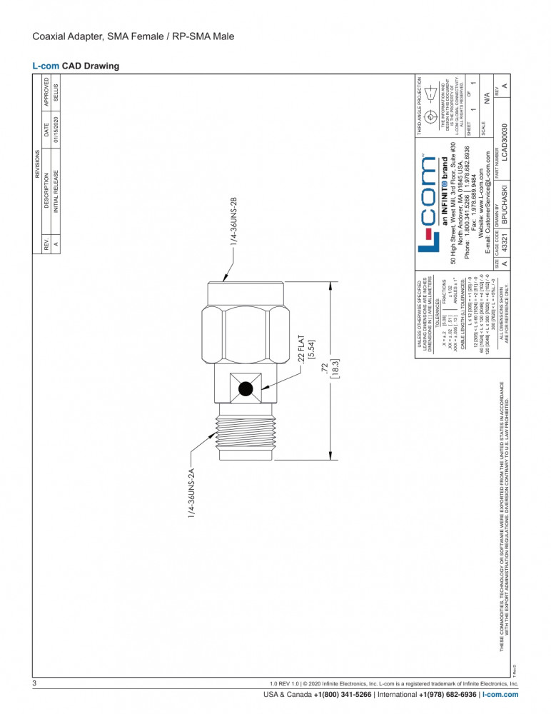 LCAD30030 technical document page 3