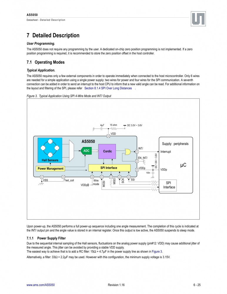 AS5050 datasheet page 6
