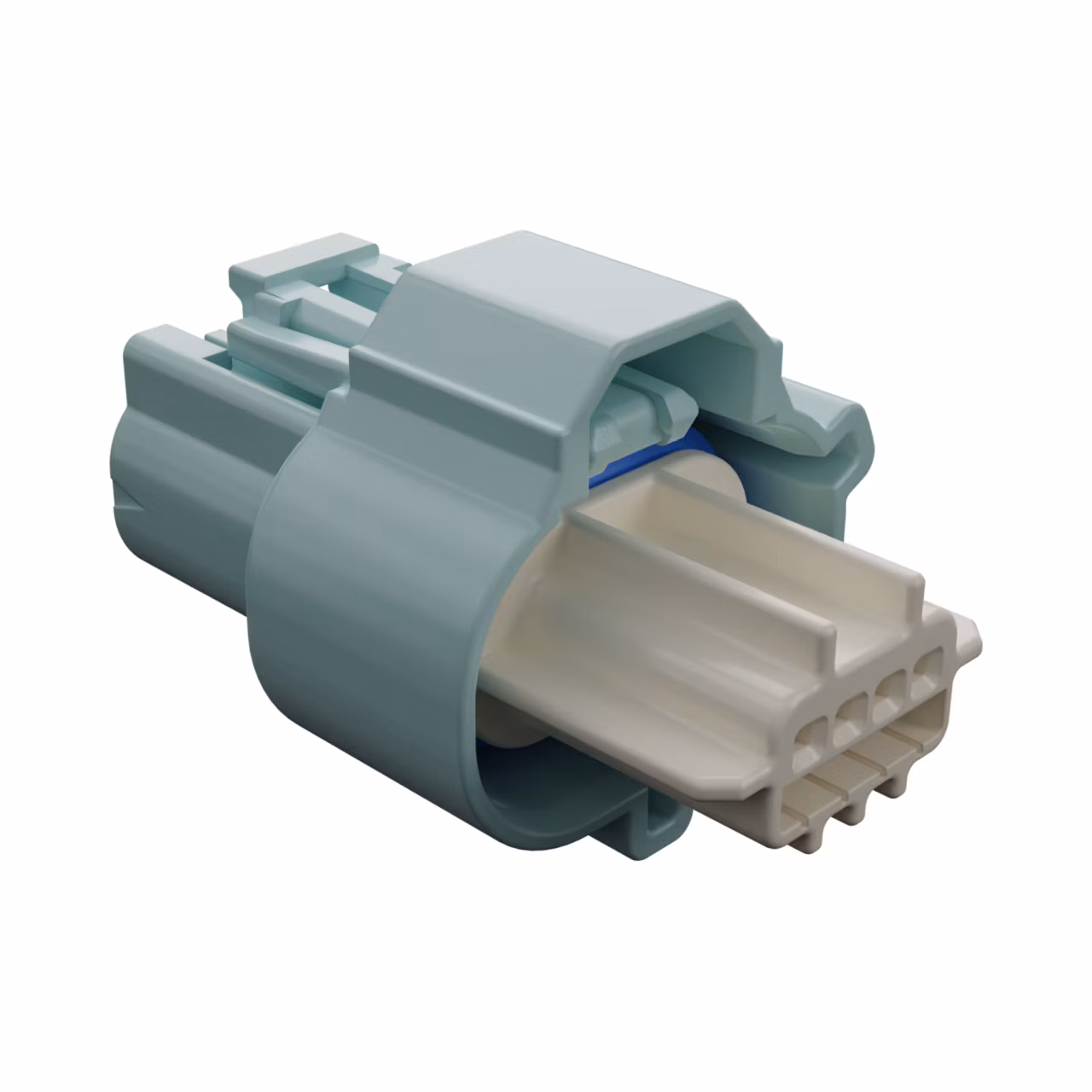 Squba Sealed Receptacle Assembly, 1.80mm Pitch, Single Row, 4 Circuits, Mint for sale