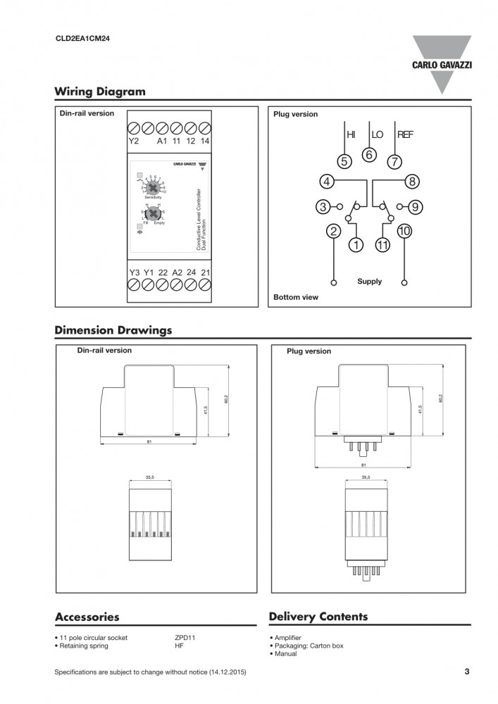 CLD2EA1CM24 technical document page 3