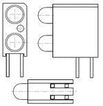 Dialight 551-2507-004 Discrete LED Indicator