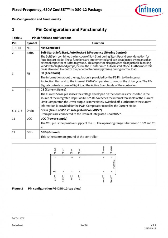 ICE3B0365JG datasheet page 3