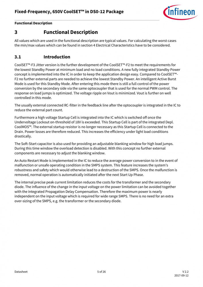 ICE3B0365JG datasheet page 5