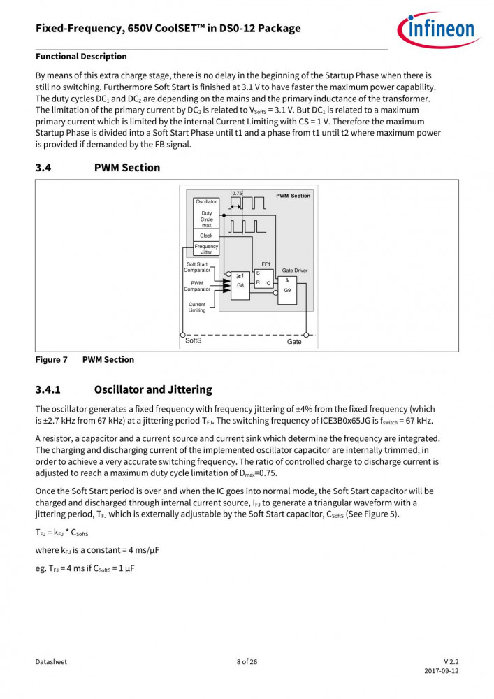 ICE3B0365JG datasheet page 8