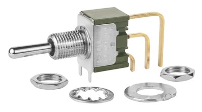 Angle PC Mount Miniature Toggle