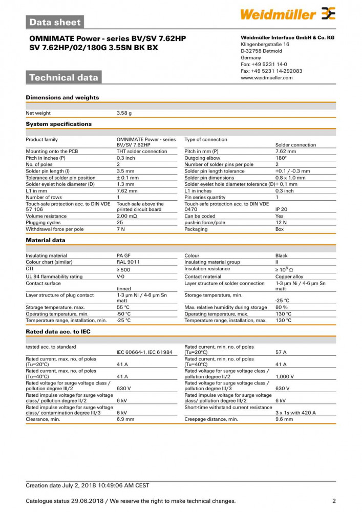 1930600000 datasheet page 2