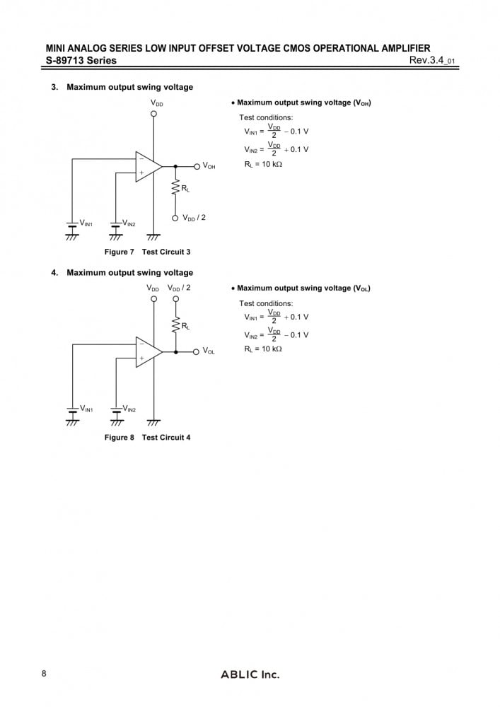 ABLIC S-89713 Series datasheet page 8