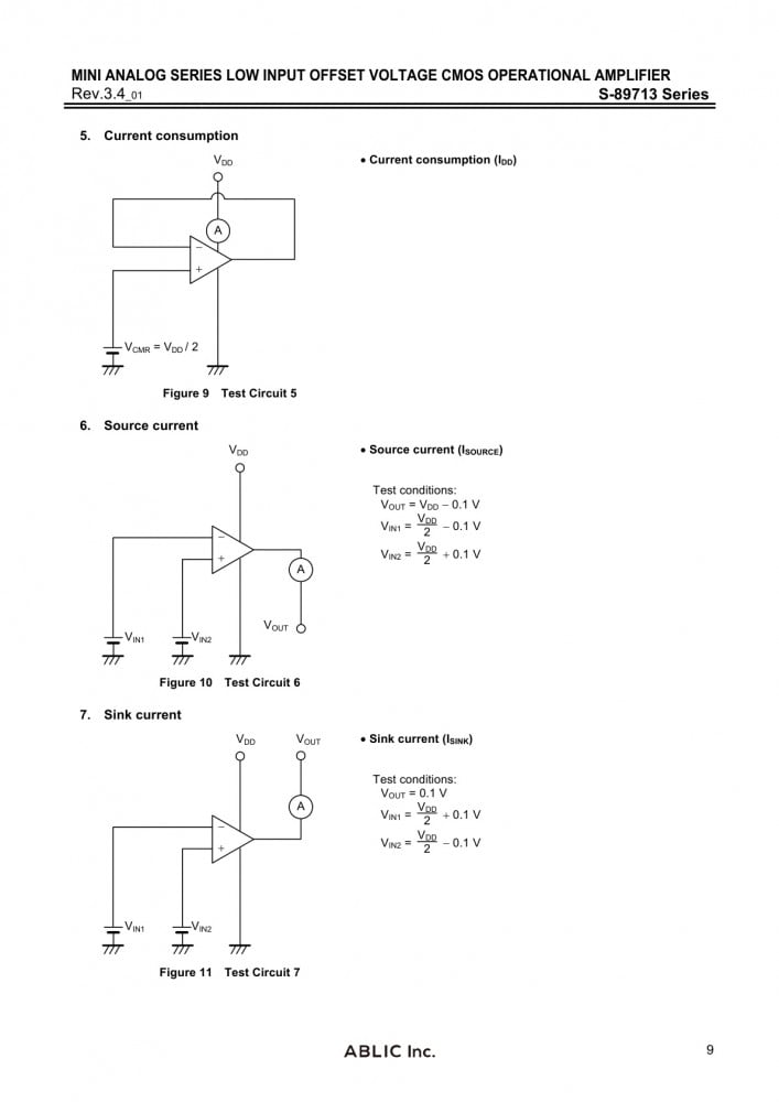ABLIC S-89713 Series datasheet page 9
