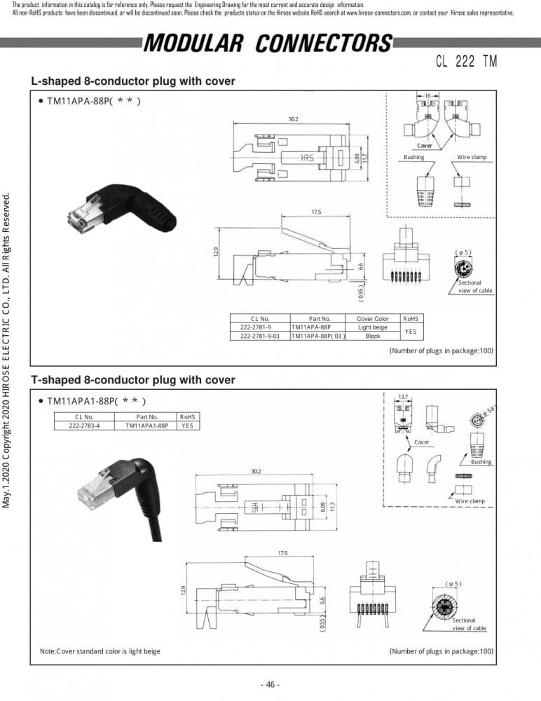 HRS TM11AP1-88P technical document page 3
